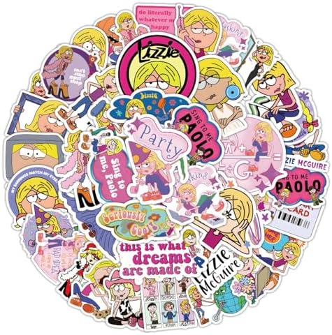 Amazon.com: 50pcs Lizzie McGuire Stickers for Kids Teens, Funny Cartoon ...
