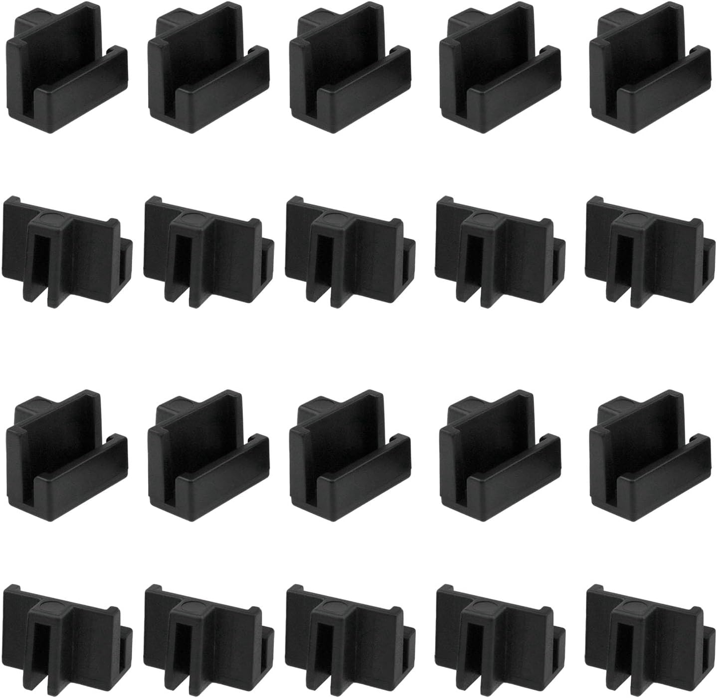 Amazon.com : PIYANYO 20PCS Multi-Functional Hanging Files Plastic Rail ...