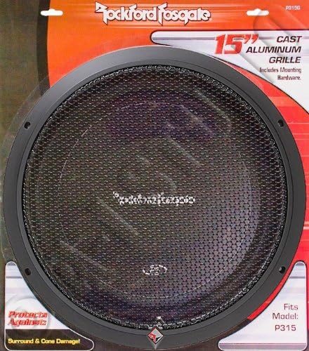Amazon.com: Rockford Fosgate Punch P315G P3 15-Inch Subwoofer Grille ...