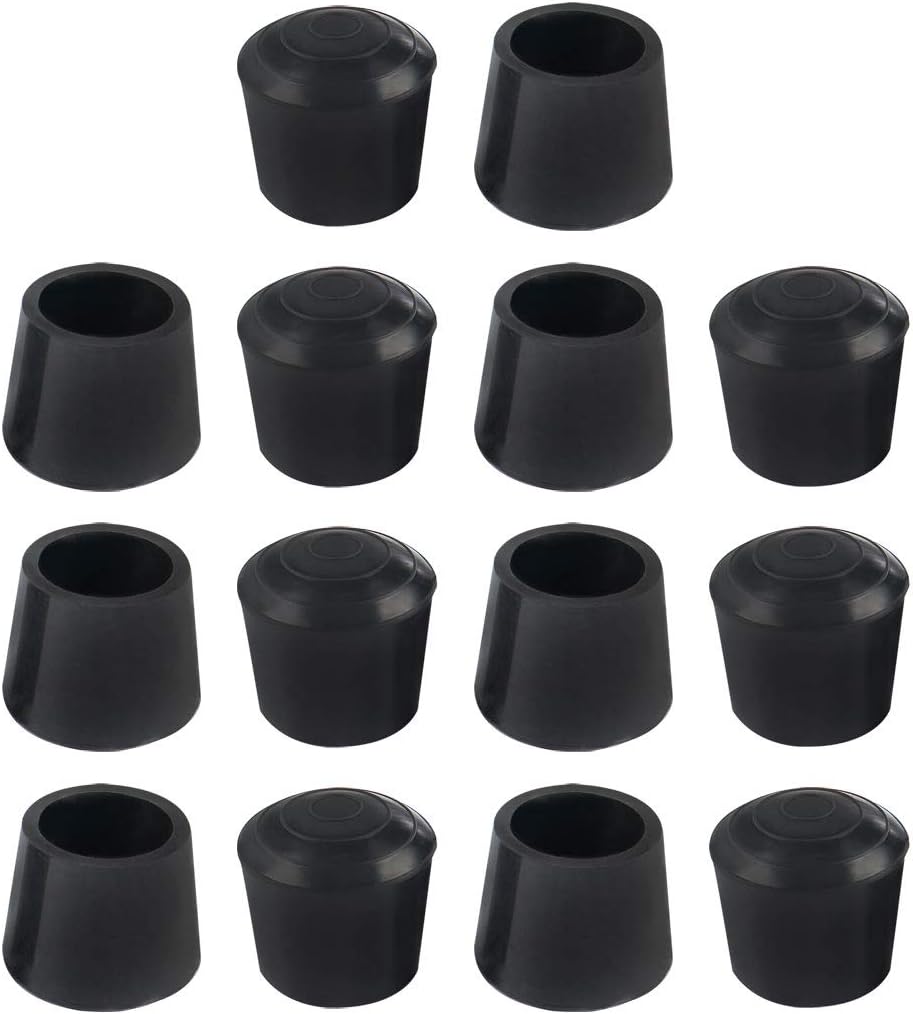uxcell 14pcs Chair Leg Tips Caps 19mm 3/4 Inch Rubber Furniture Table ...