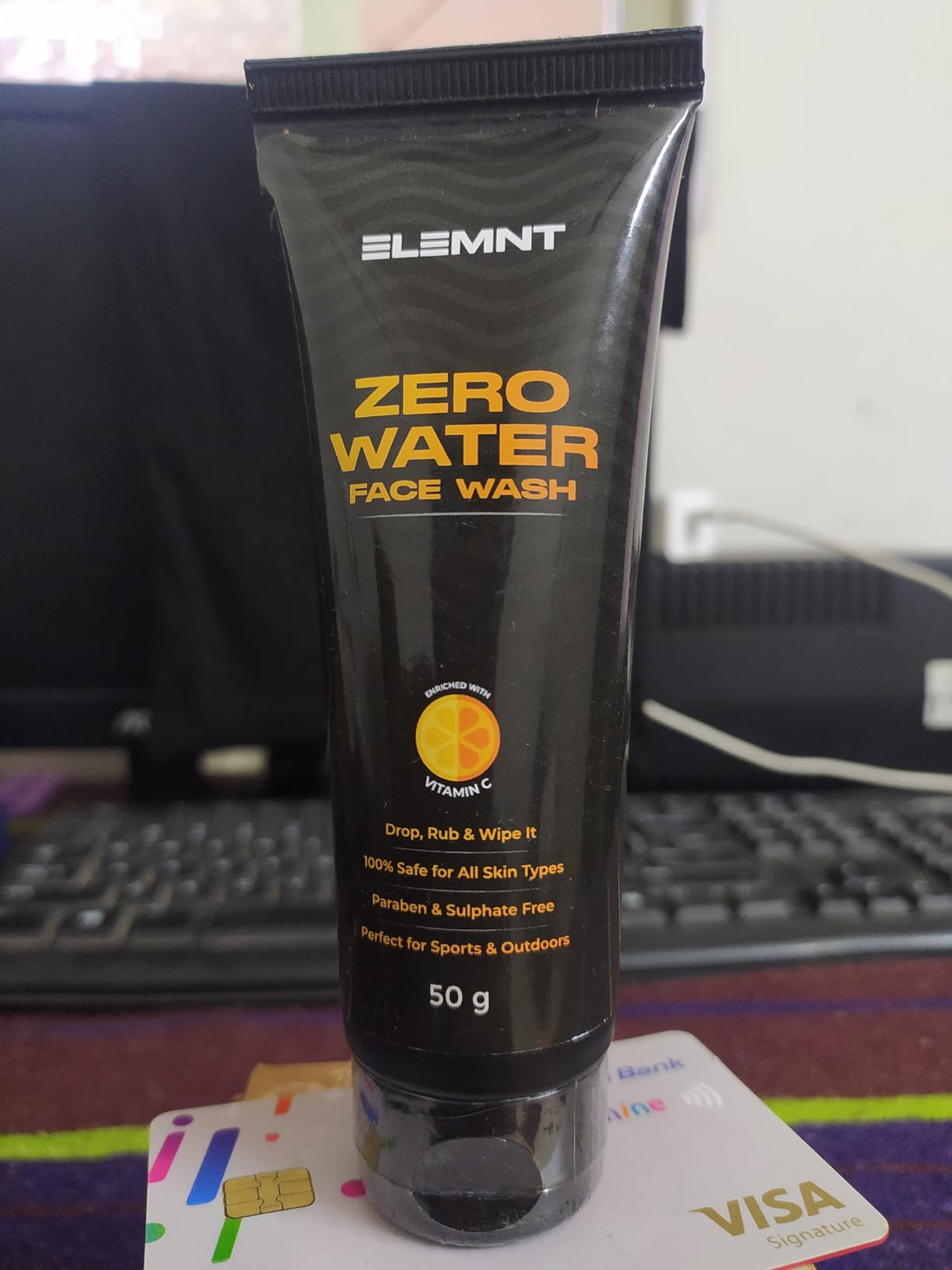 Elemnt Zero Water Face Wash | Waterless Facewash for Sports,Cricketers ...