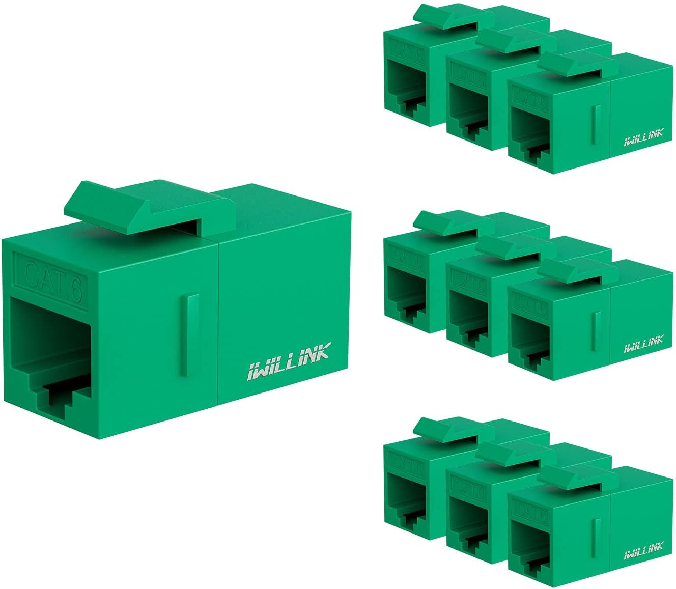 Amazon.com: VICTEK Female to Female Cat6 Keystone RJ45 Couplers, 10 ...