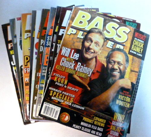 Bundle-11 Issues of Bass Player Magazine: Feb, 1997-Jan 1998, (missing ...