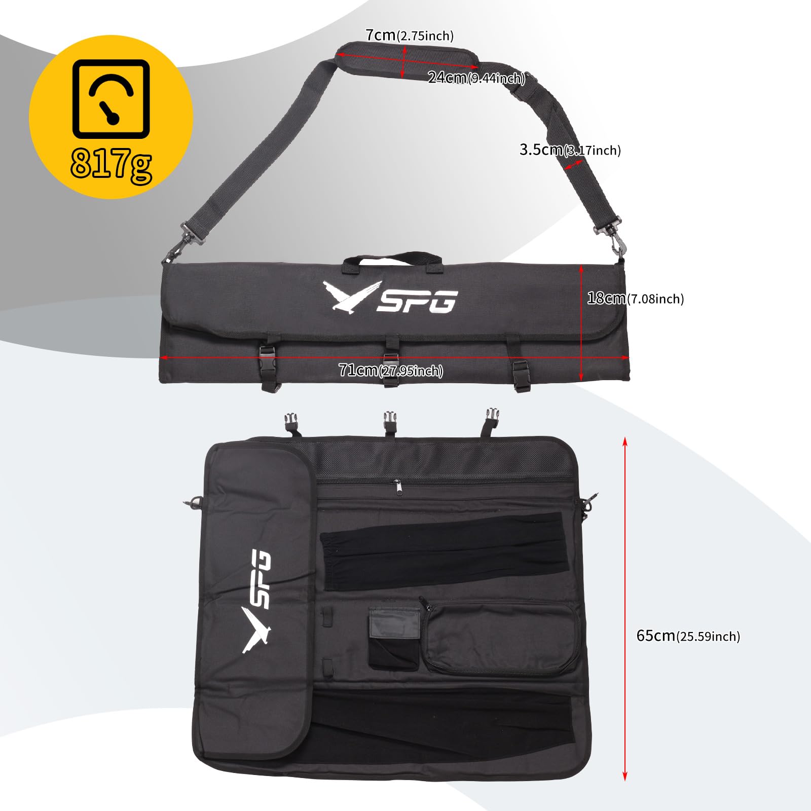 Snapklik.com : SPG Takedown Recurve Bow Case - Double Layer Recurve Bow ...