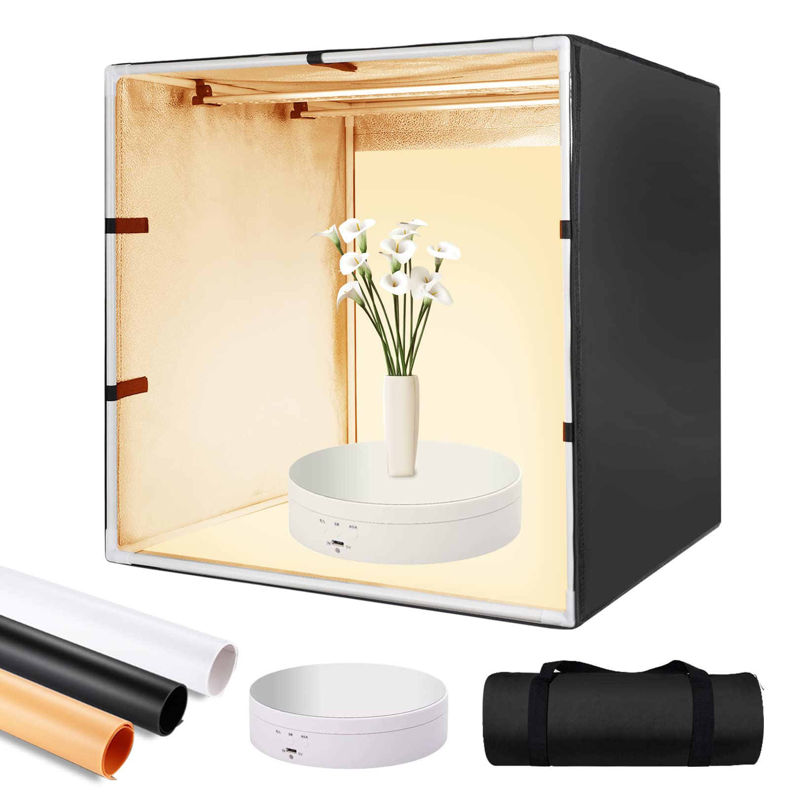 Buy Photo Studio Light Box Photography 24"x24" Dimmable Photo Booth ...