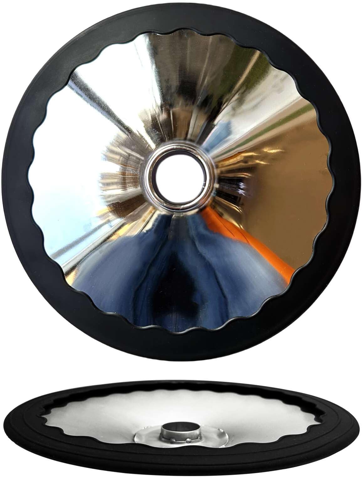 Runspich Bar Stool Leg Floor Protectors Ring 2 PCS, Silicone Chair Leg ...