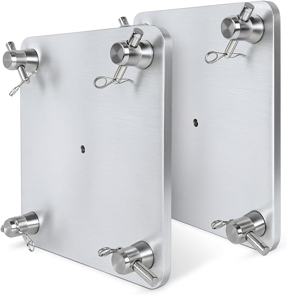 Amazon.com: 2 Sets 12" X 12" Aluminum Truss Plate Base Plate With 8 ...