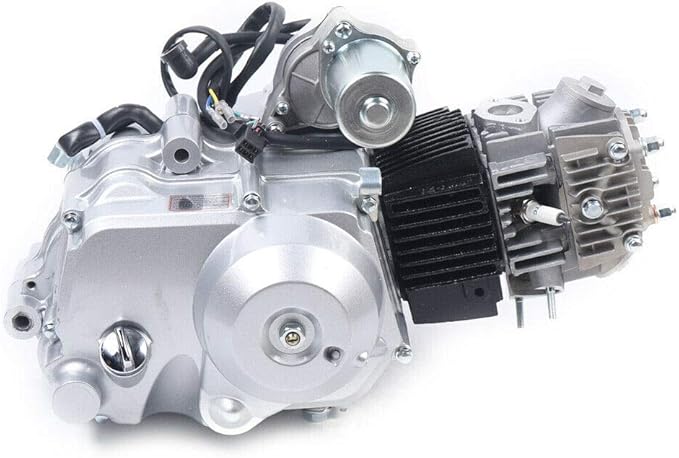 Amazon.com: 125cc Engine 4 Stroke Semi Auto Engine Motor 3 Forward 4 ...