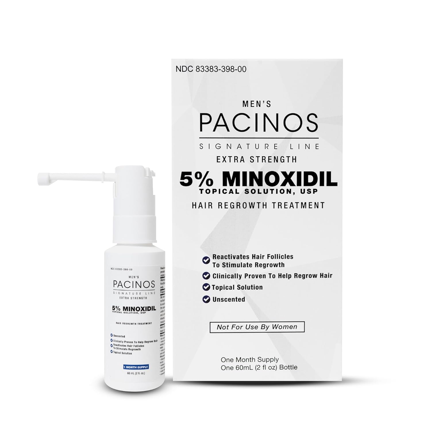 Amazon.com : Pacinos Signature Line 5% Minoxidil Solution : Beauty ...