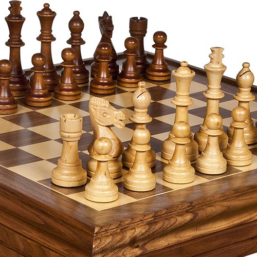 Buy Trinity Place Deluxe Wooden Chess Set King: 5" Online at Low Prices ...