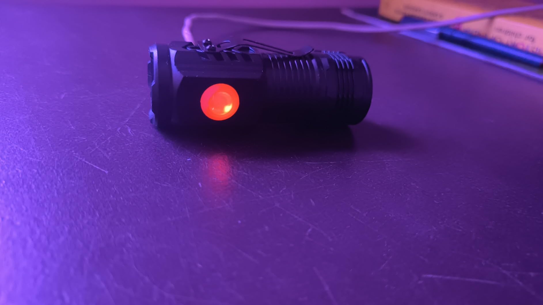 Marrone Small LED USB Rechargeable, Torch Light with Waterproof ...