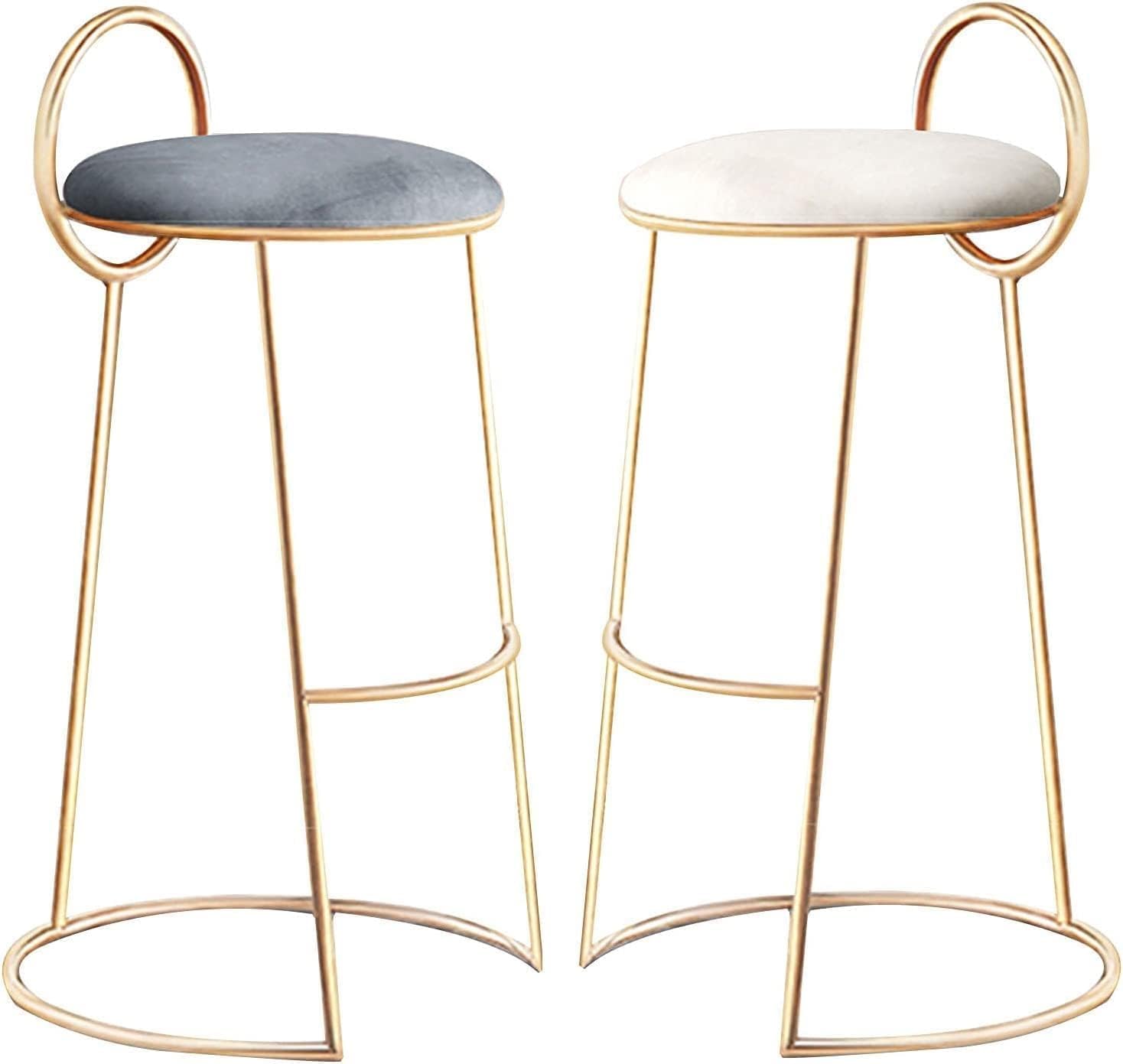 DZYHFCO Modernes Barhocker-Set, Thekenhöhe, Esszimmerstühle, 2er-Set ...