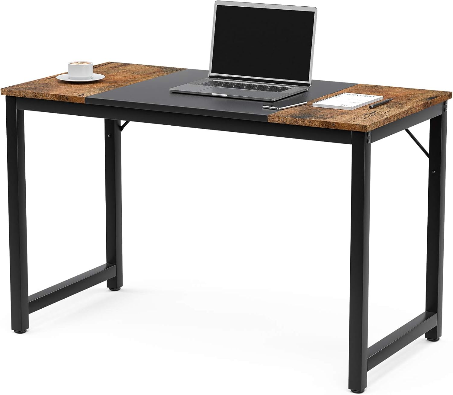 Amazon.com: mecor Computer Desk 47" Sturdy Writing Table for Home ...