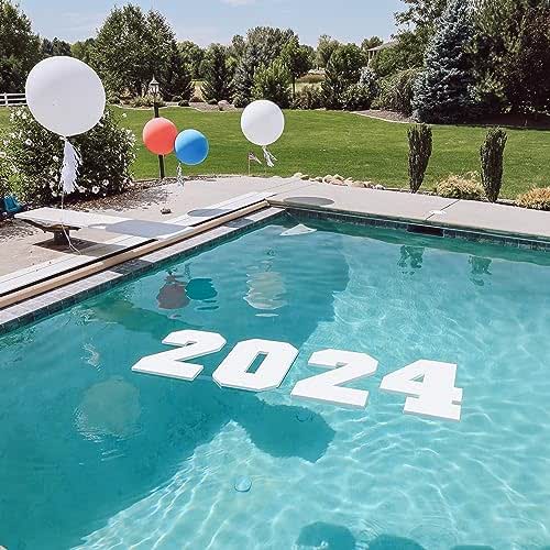 Amazon.com: 2024 Floating Pool Numbers | 28 inches Tall Same Size as ...
