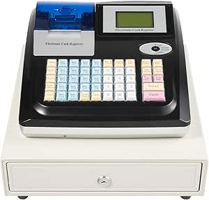 Amazon.com : Electronic Cash Register, High-Speed Thermal Print Head, 4 ...