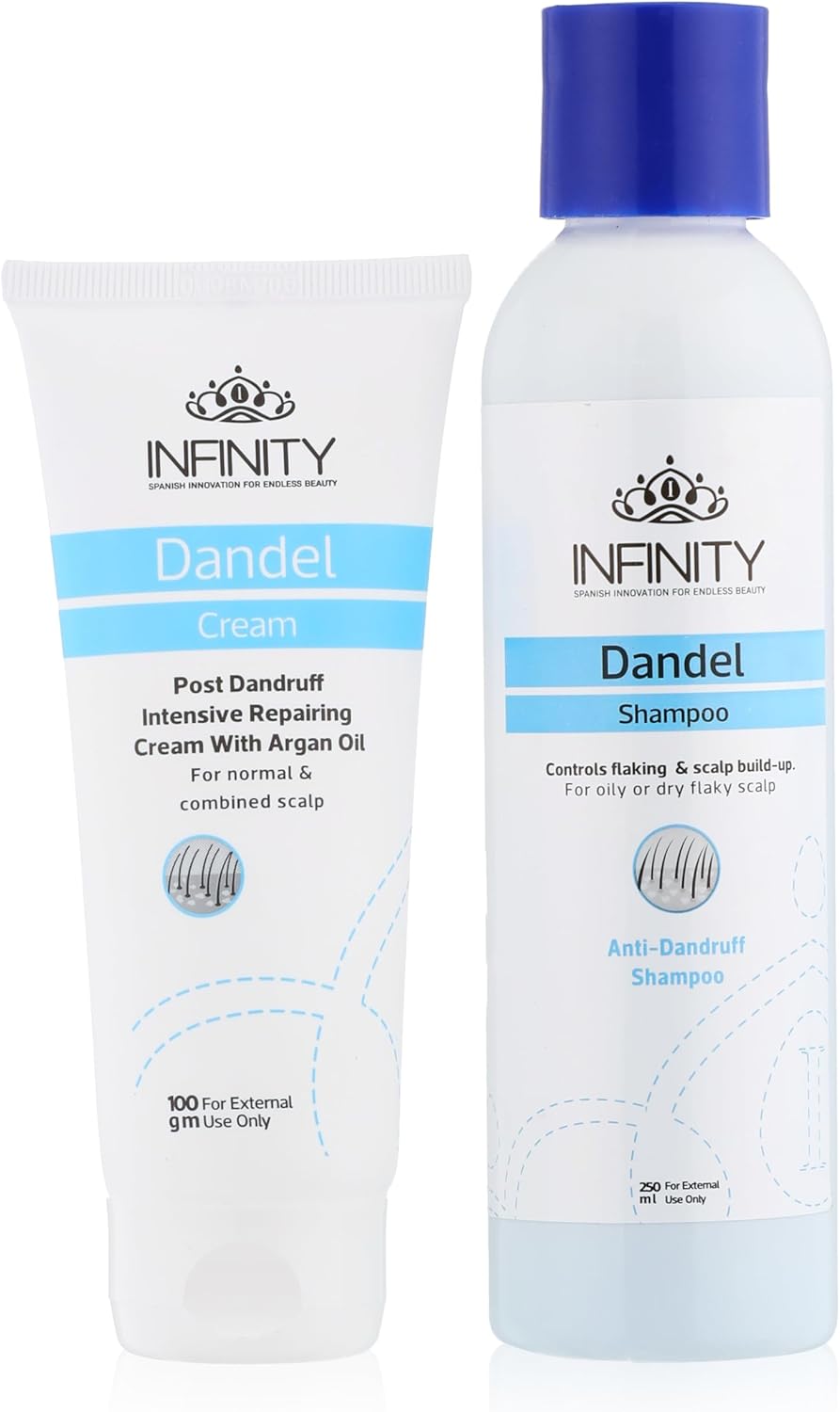Infinity Anti Dandruff Set of Infinity dandel shampoo 200ml with ...