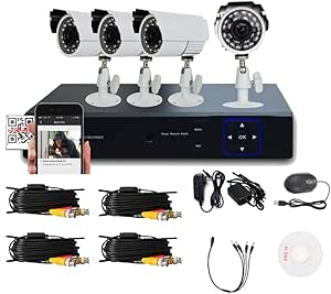 Amazon.com: Liview® 4CH HDMI 960H red DVR 700TVL al aire libre día ...