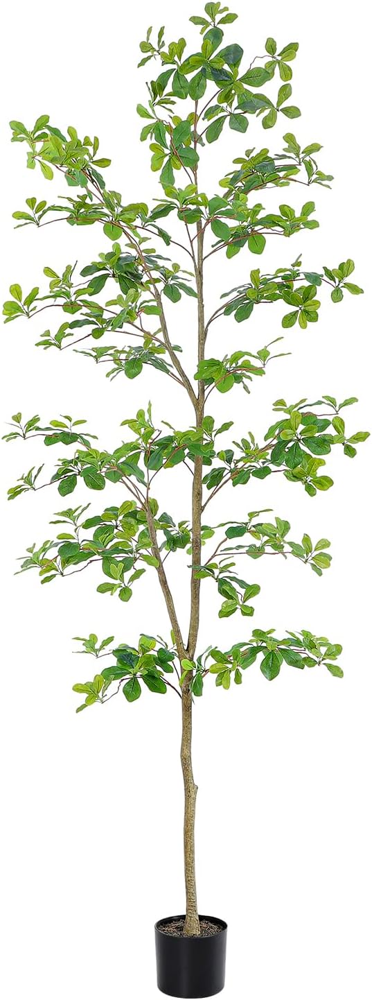 Amazon.com: Bellacat Faux Black Olive Tree 7ft, Tall Faux Trees Indoor ...