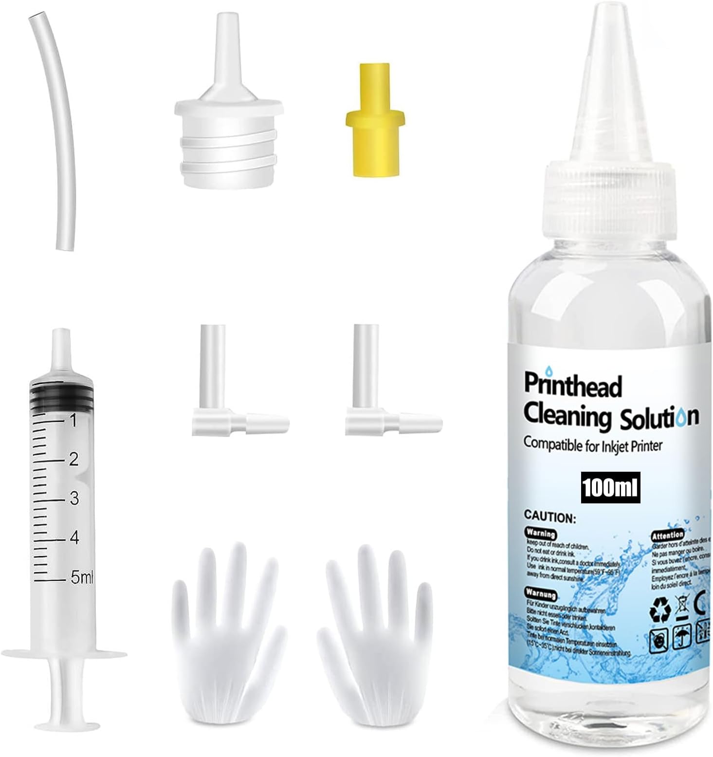 Amazon.com: Printhead Cleaning Kit Inkjet Printers, Printer Cleaning ...
