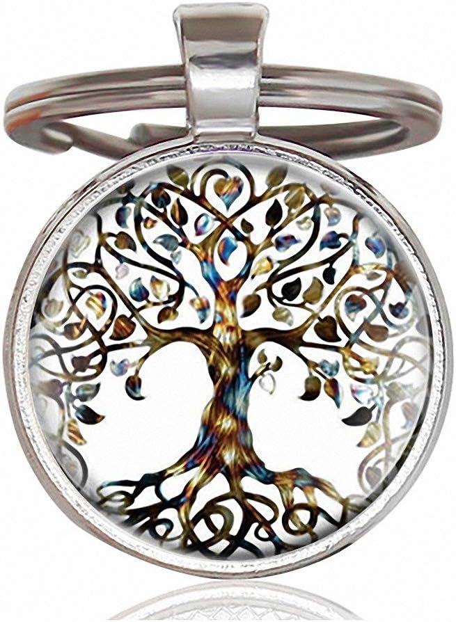 Amazon.com: Kytrun Tree of Life Key Chain Charm Friendship Keychains ...