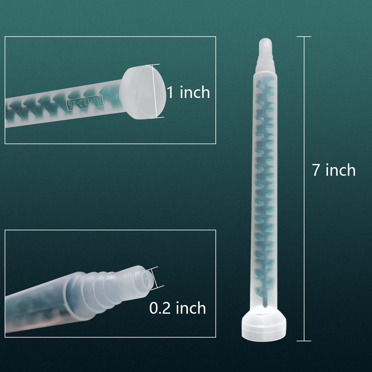 Buy Epoxy Mixing Nozzle Dynamic Mixing Nozzle Adhesive Cartridges Tip ...