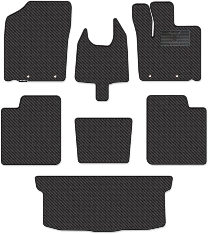 Amazon | Hotfield スズキ アルト ラパン HE33S LC対応 フロアマット+トランクマット ラゲッジマット カーボンファイバー調 防水 | フロアマット | 車＆バイク