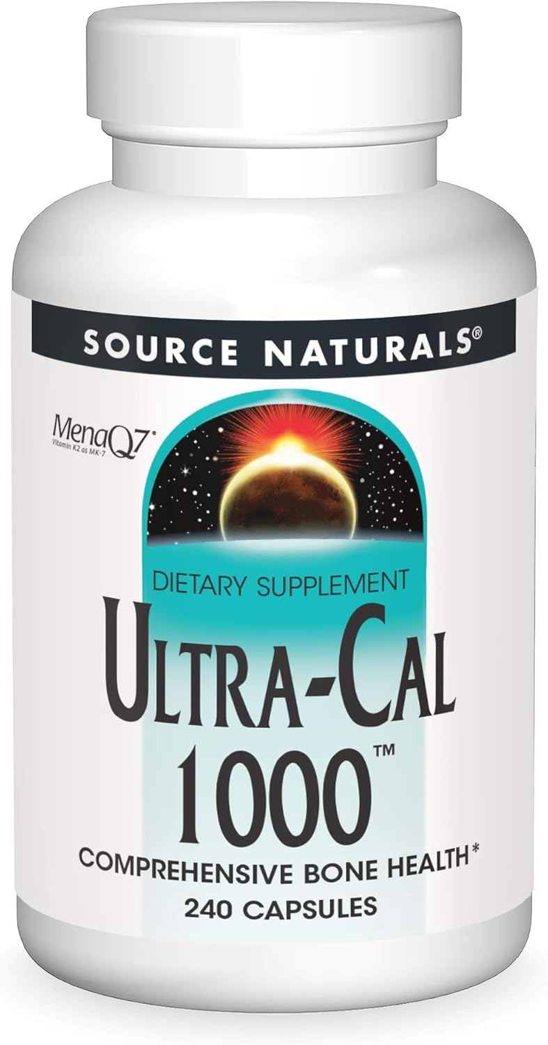Amazon.com: Source Naturals Ultra-Cal 1000, Comprehensive Bone Health ...
