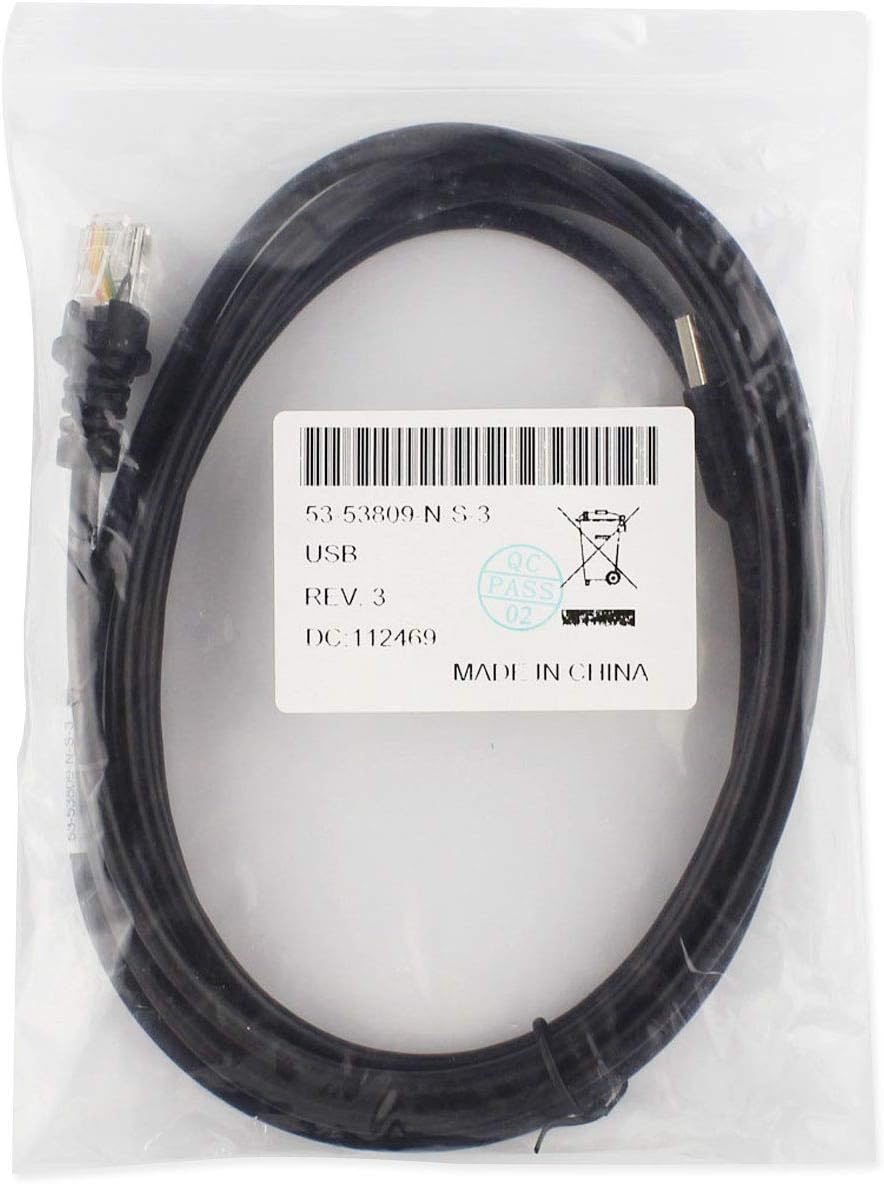10FT USB Cable for Honeywell Metrologic Barcode Scanner MS7120 MS9540 ...