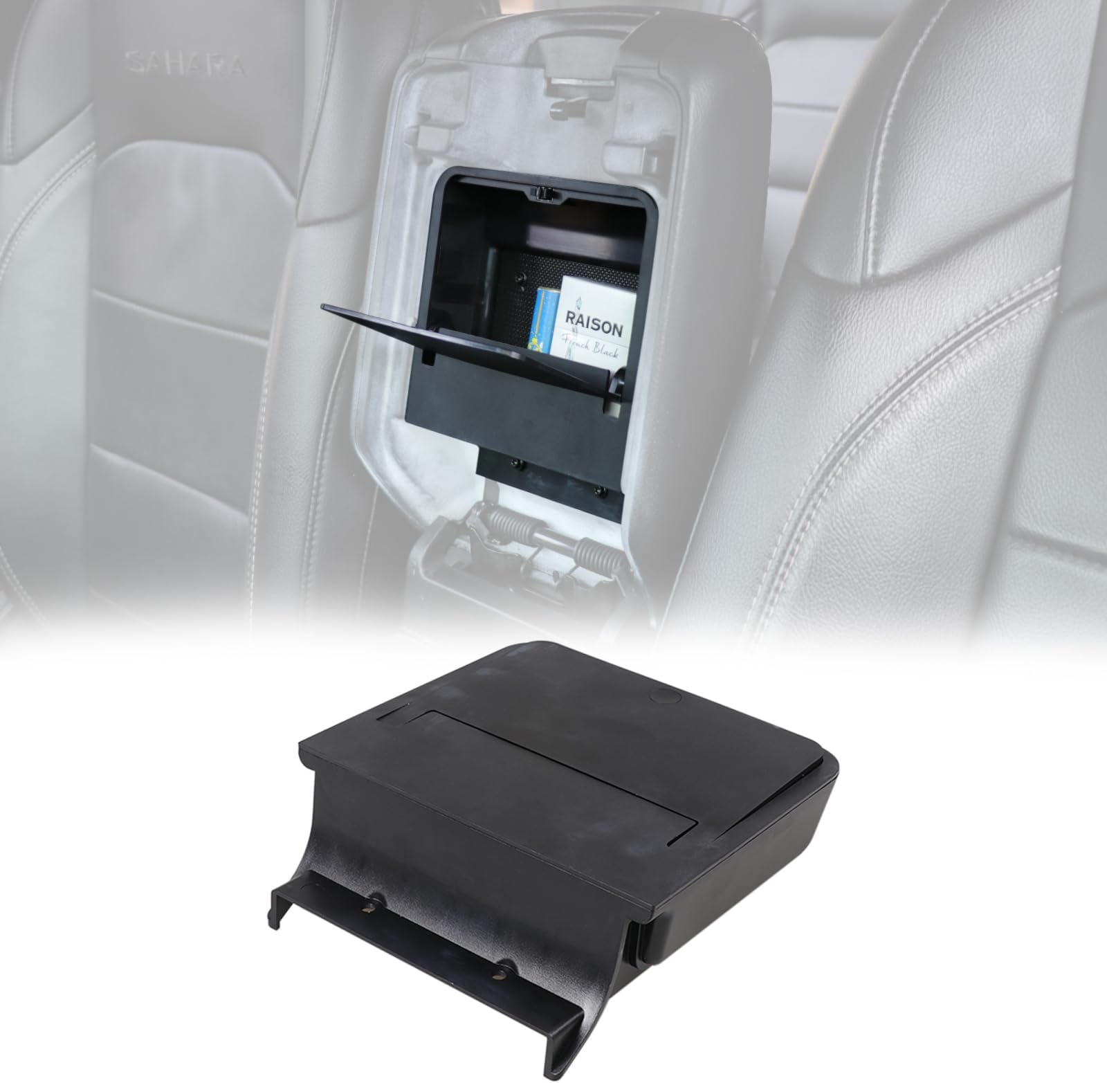 Amazon.com: u-Box Wrangler JK Center Console Locking Storage Box Lock ...