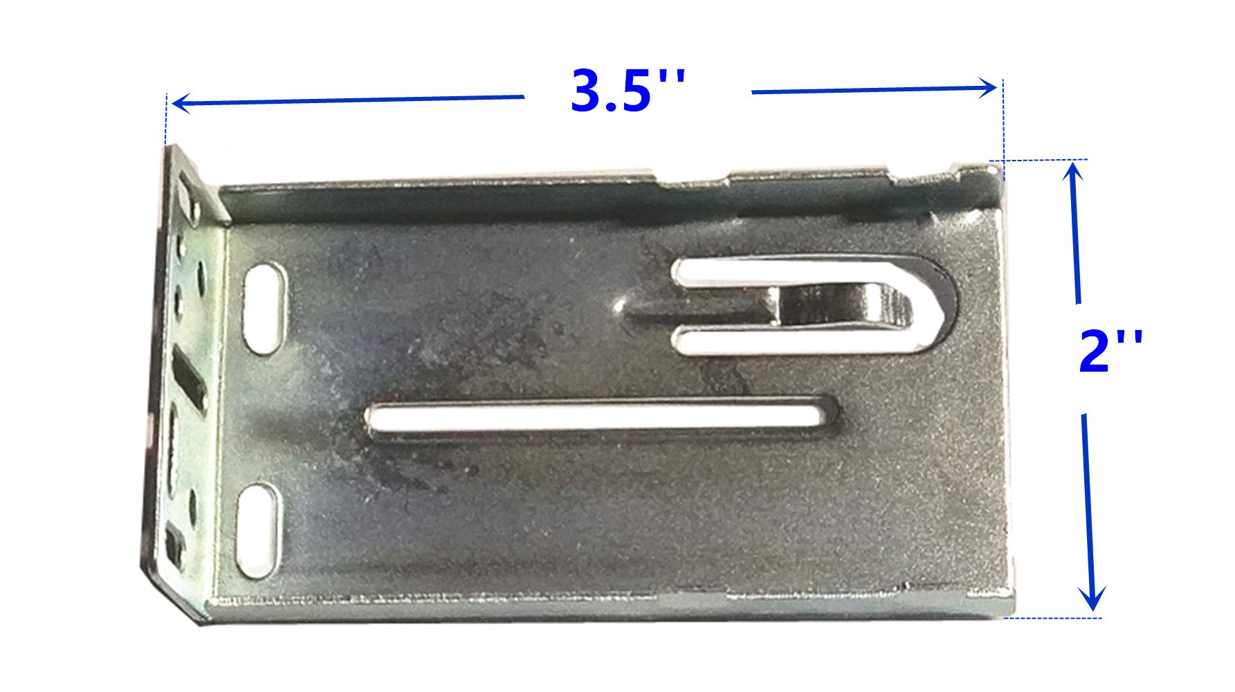 Snapklik.com : 2 Pairs Of Rear Mounting Brackets For Drawer Slides ...