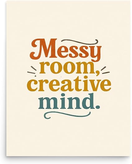 Amazon.com: Juminocore Room Decor - Creative Mind Poster for Artists ...