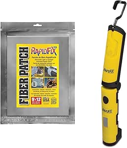 Amazon.com: RapidFix UV Fiber Repair Patch Bundle - 9"x12" Patch ...