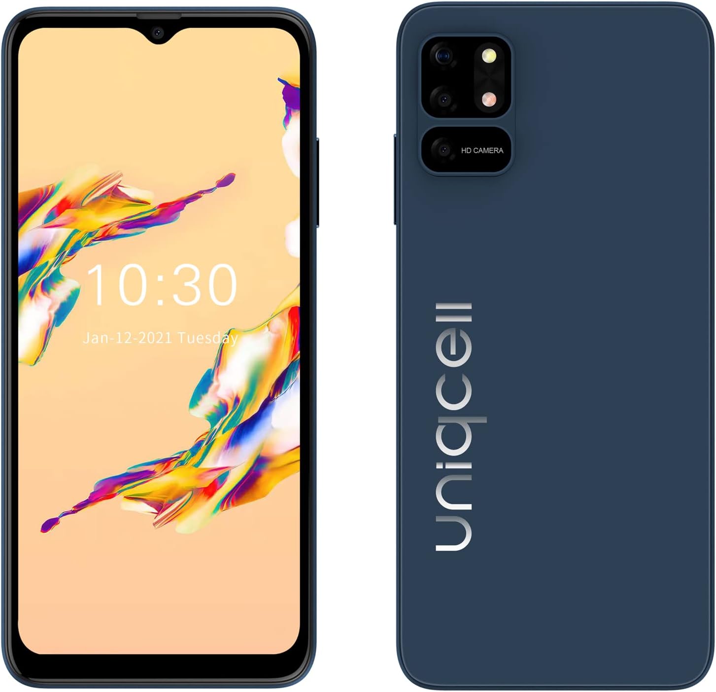 Uniqcell UNI X Cell Phone, 6.517" HD+INCELL Waterdrop, Android Cell ...