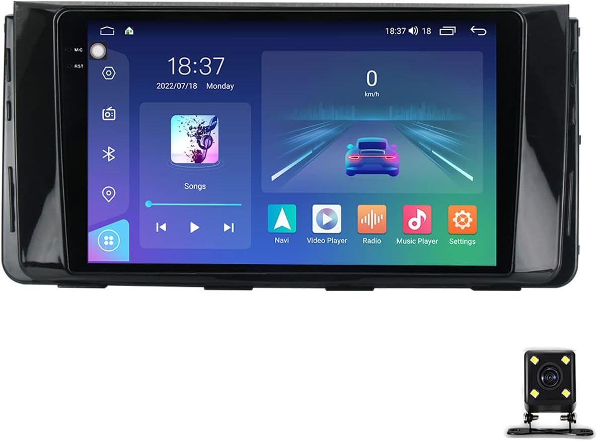 MGYQ Double Din Car Stereo 9 Inch Touch Screen MP5 Player for Hyundai ...