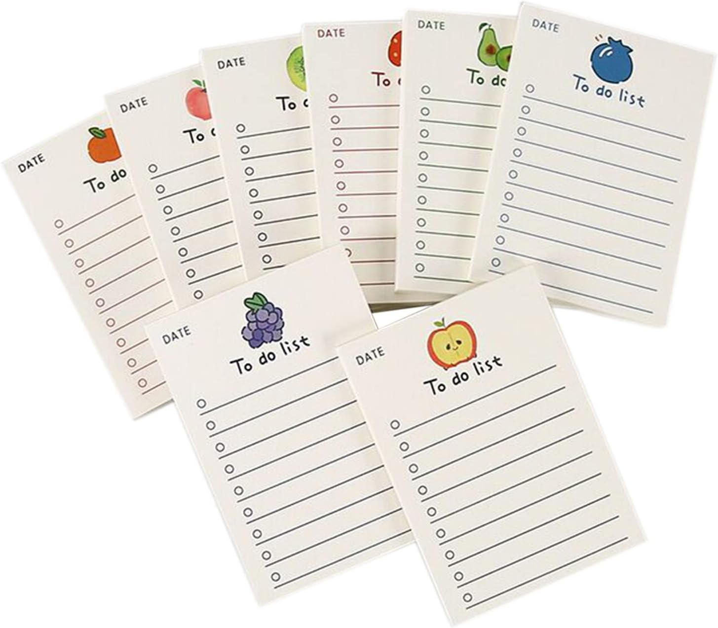 Amazon.com : ANKOMINA 8 Pack Cute Cartoon Memo Notes Writing Pads ...