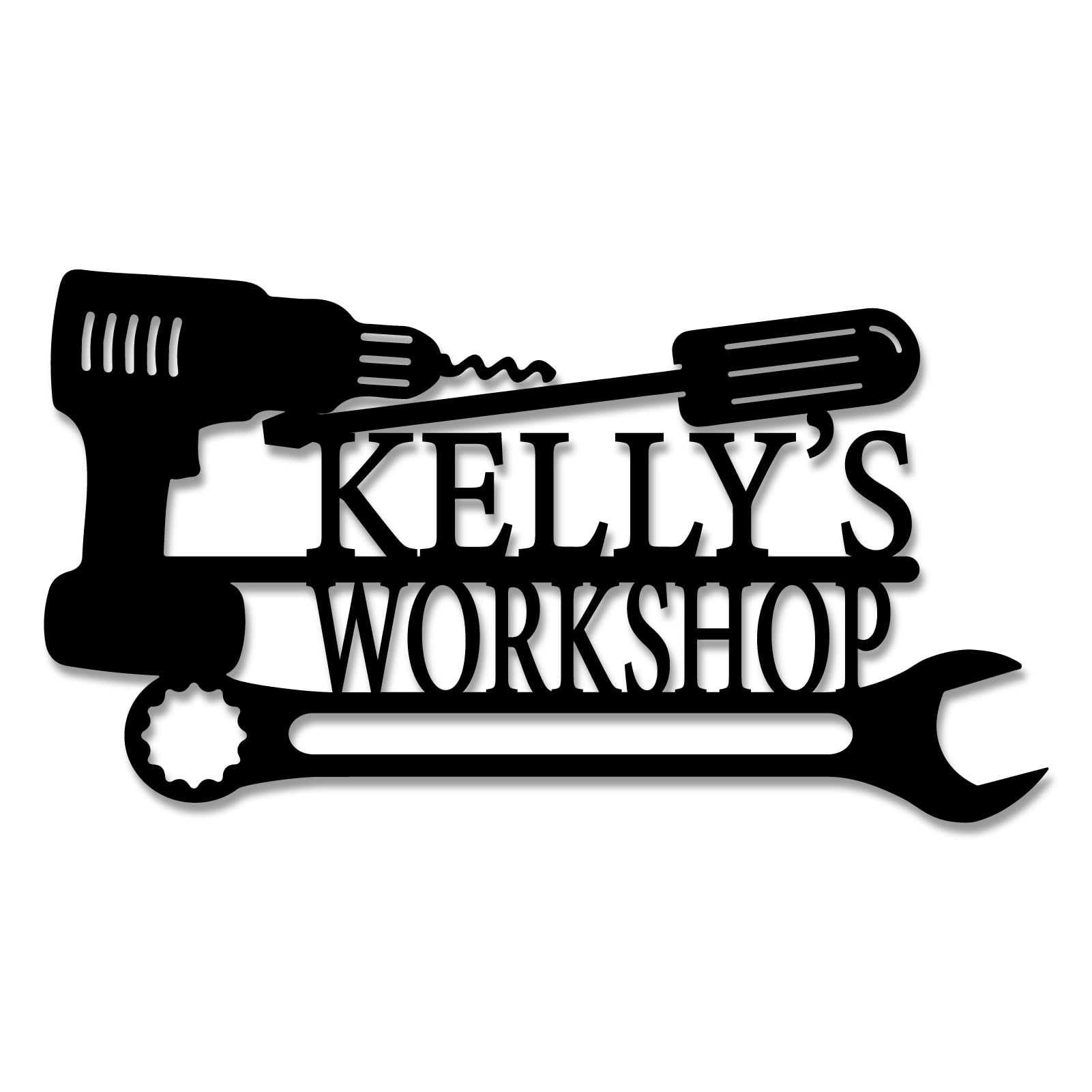 Amazon.com: Personalized Workshop Metal Signs Outdoor Custom Tool Signs ...