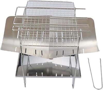 Amazon.com: SKOTTI Grill - Portable Gas/Wood/Charcoal Grill, 8500 BTU, 7 lbs only, fully ...