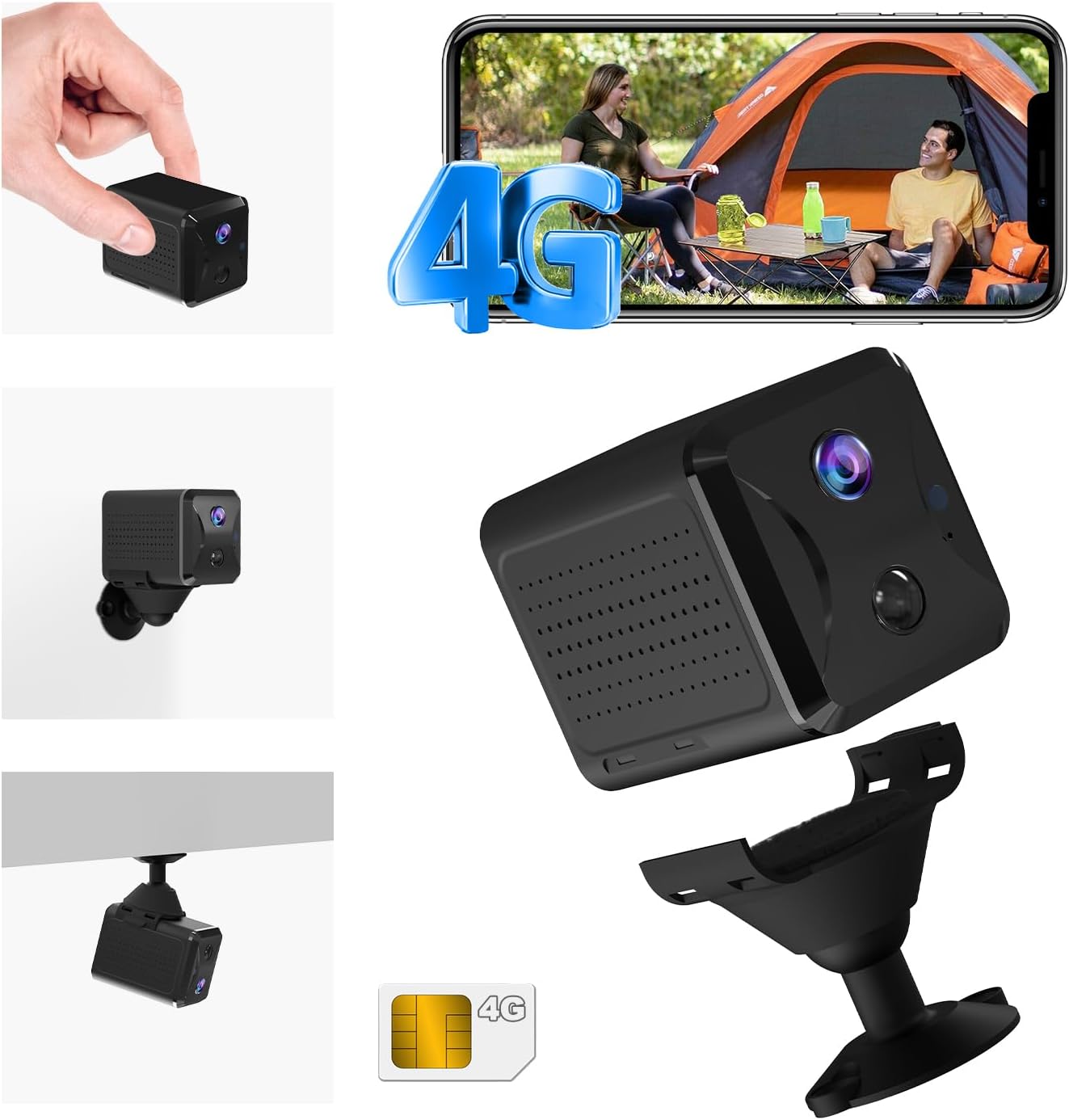 Amazon.com : UCOCARE 4G LTE Cellular Security Camera No WiFi with 4G ...