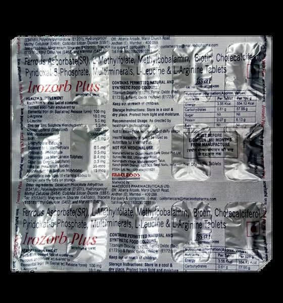 Irozorb Plus - Strip of 15 Tablets : Amazon.in: Health & Personal Care