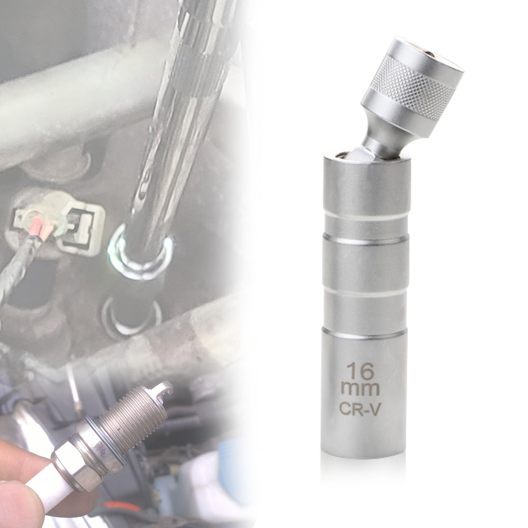 Amazon.com: Lecctso 16mm 5/8" Spark Plug Socket Set, Thin Walled ...