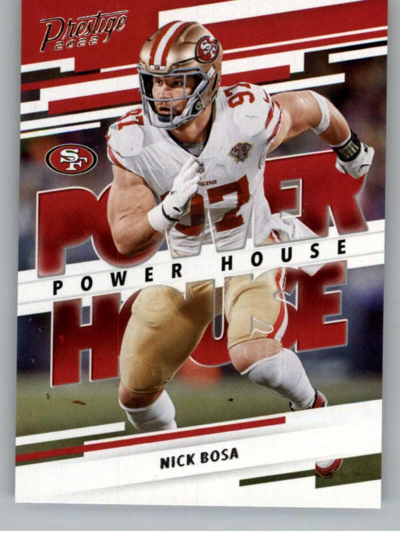 Amazon.com: 2022 Panini Prestige Power House #22 Nick Bosa San ...