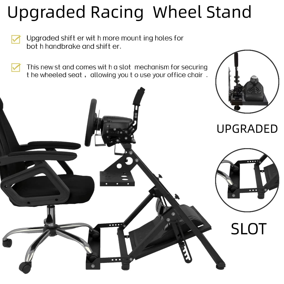 Snapklik.com : G923 Upgrade Racing Wheel Stand X Frame Fit For PXN ...