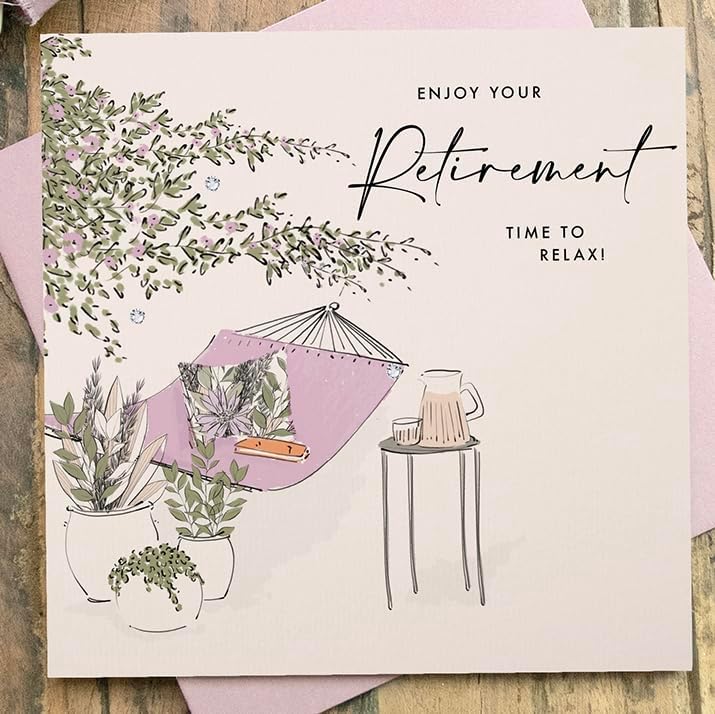 Enjoy your Retirement, time to relax! - Handfinished Retirement Card ...