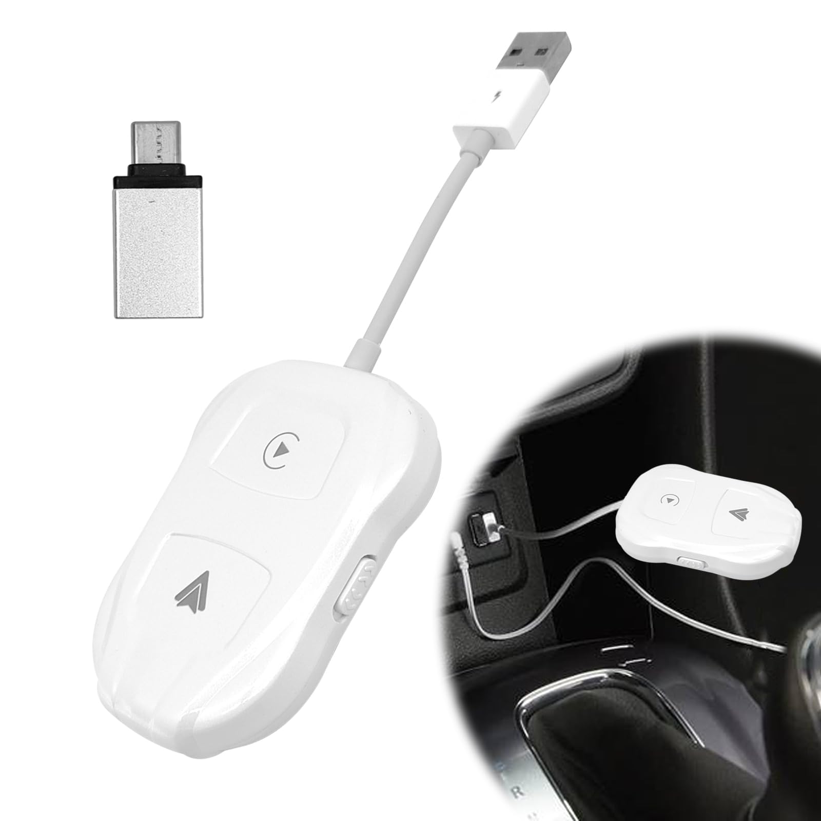 Amazon.com: 2-in-1 Wireless Universal CarPlay Adapter & Android Auto ...