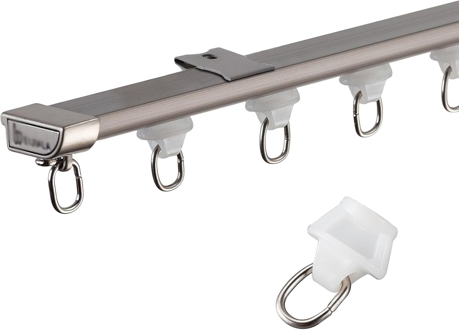 Amazon.co.jp: Curtain Concealed Ceiling Rail, Aluminum Wall Mount Room ...