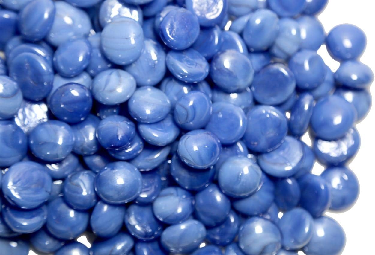 Amazon.com: ROYAL SAPPHIRE Light Blue Gems Stone, Light Blue Marbles ...