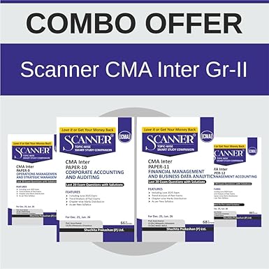 Buy CMA Inter Group-2 Combo | Scanner |For Dec 25 & Jun 26 Exams ...