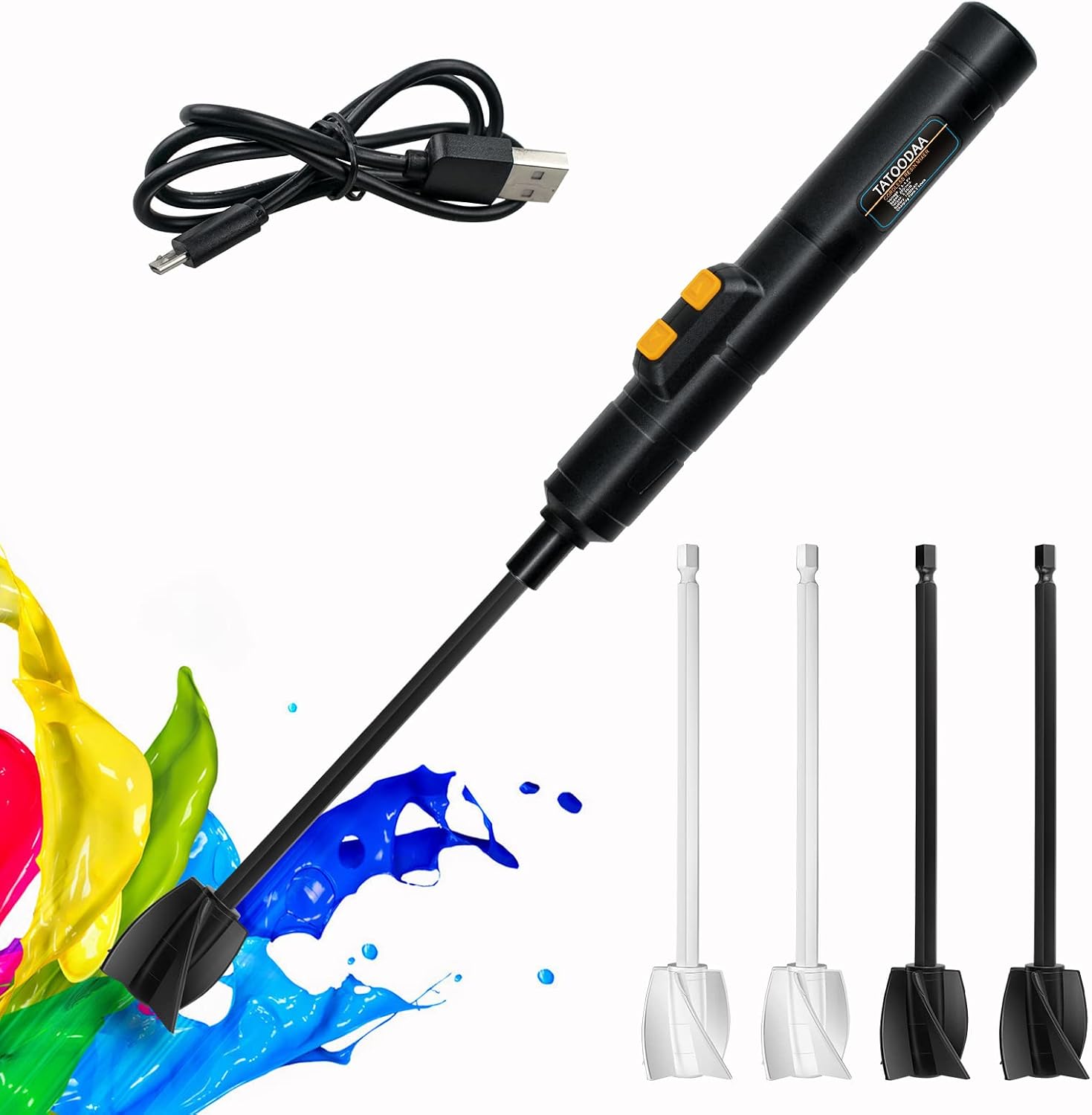 Amazon.com: Epoxy Mixer Resin Mixer, Rechargeable Handheld Epoxy Resin ...