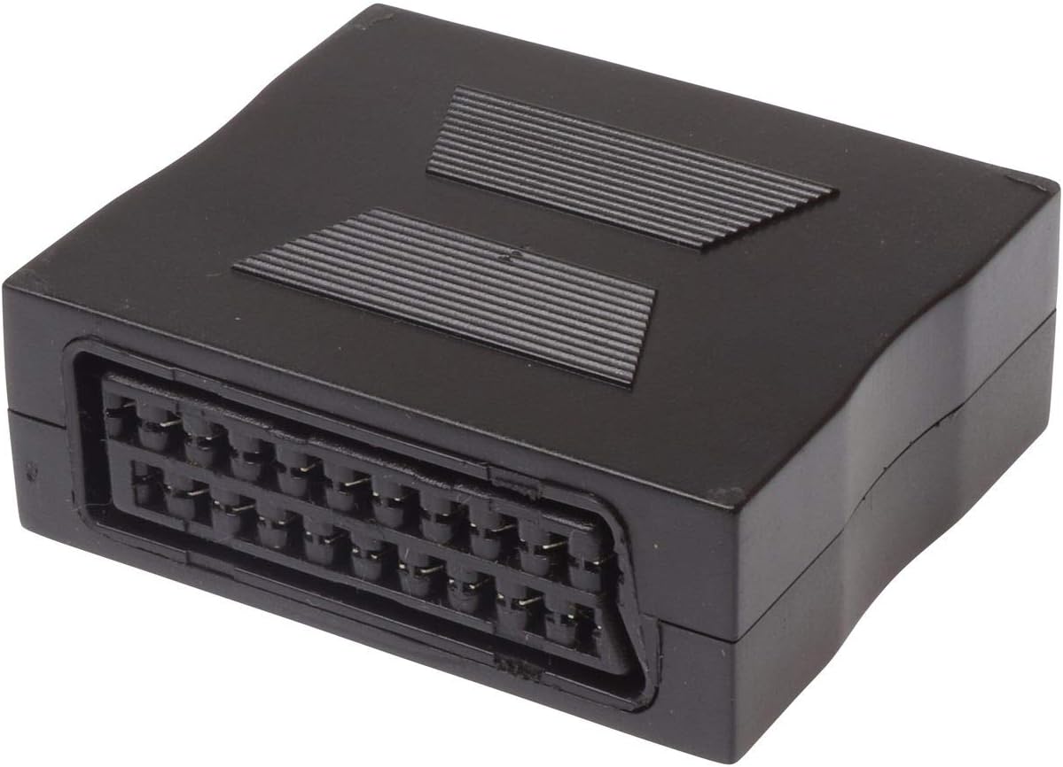 Valueline SCART 80-1.5 Scartkabel 90° abgewinkelt flach 1,50m: Amazon ...