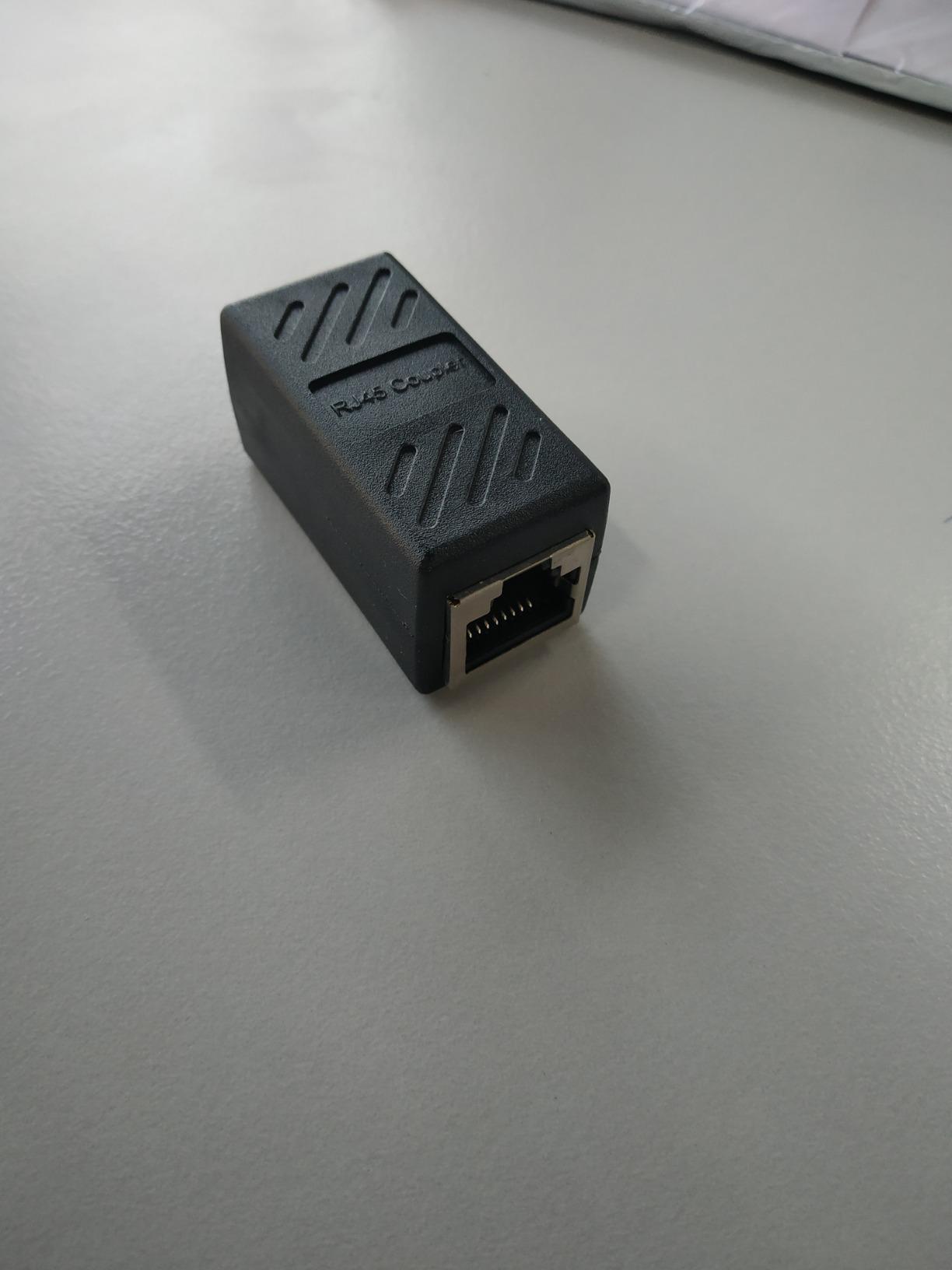 Eatech CAT6 RJ45 Female-to-Female LAN Connector Ethernet Network Cable ...